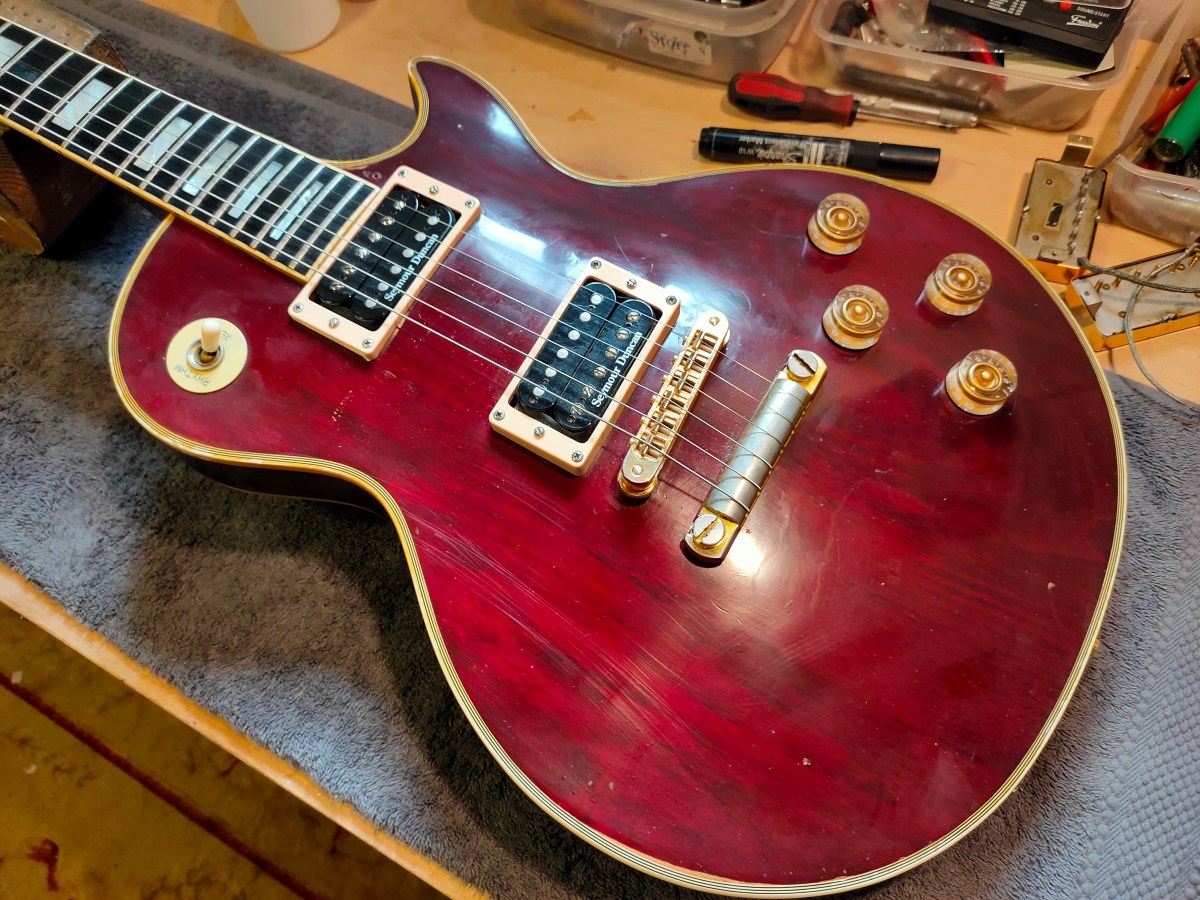 1977 Wine Red Gibson Les Paul Standard | John Wesley - Guitar Repairs